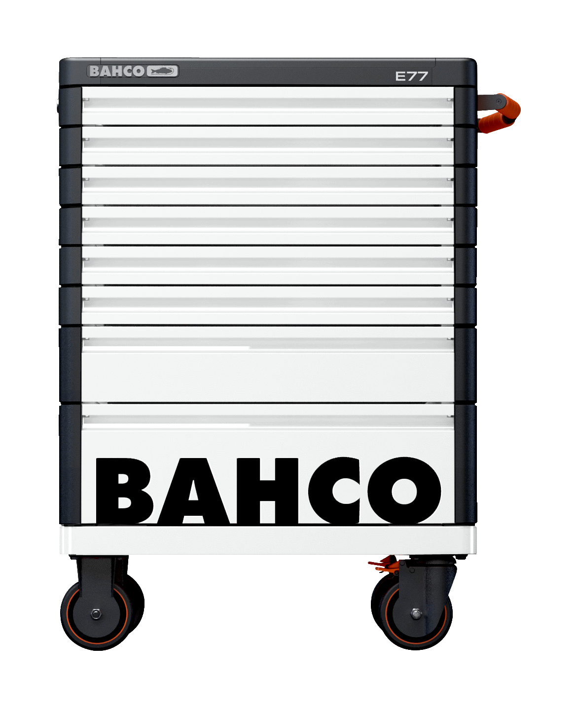 Bahco 1477K8WHITE E77 Premium 8 Drawer White Mobile Roller Cabinet