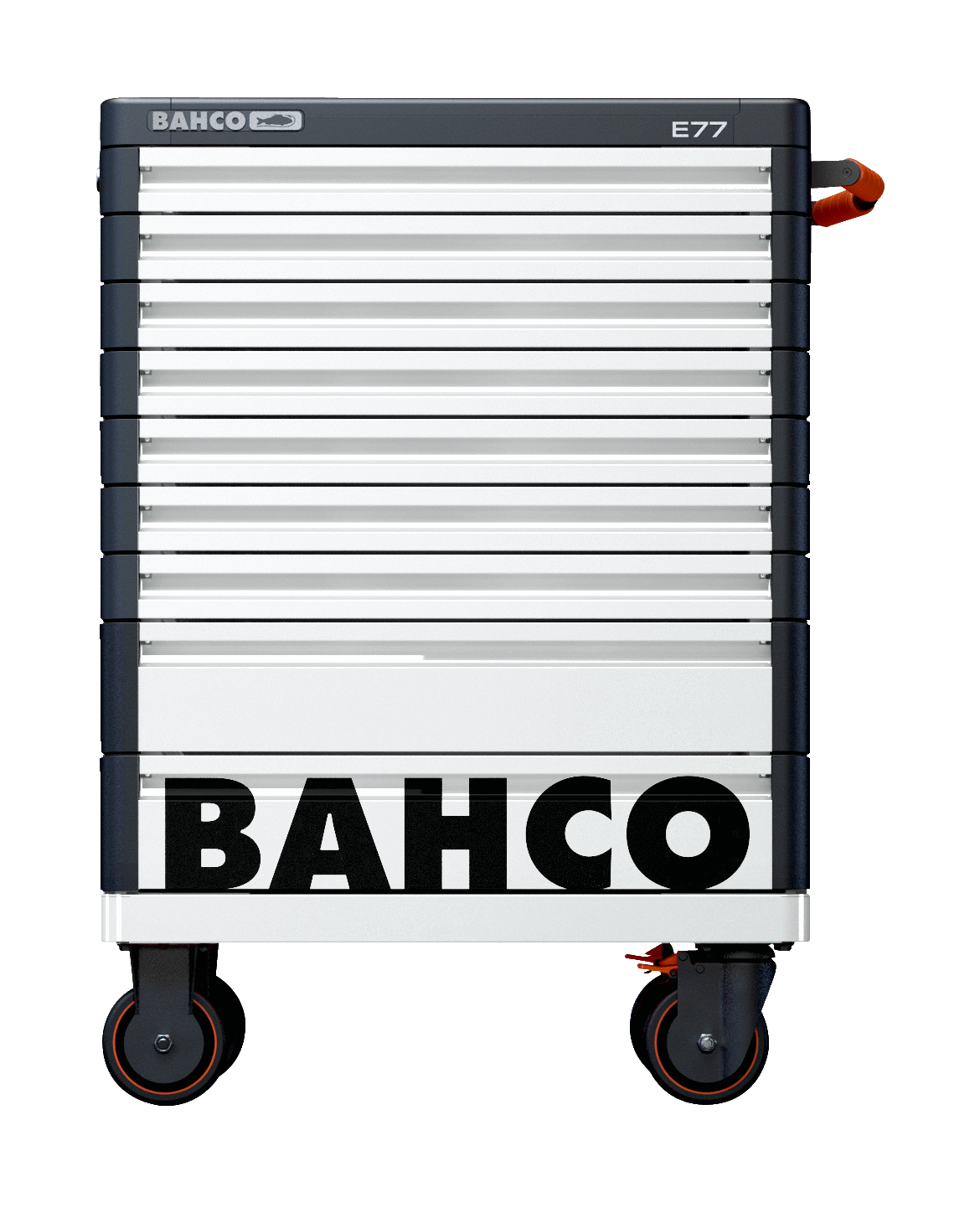 Bahco 1477K9WHITE E77 Premium 9 Drawer White Mobile Roller Cabinet