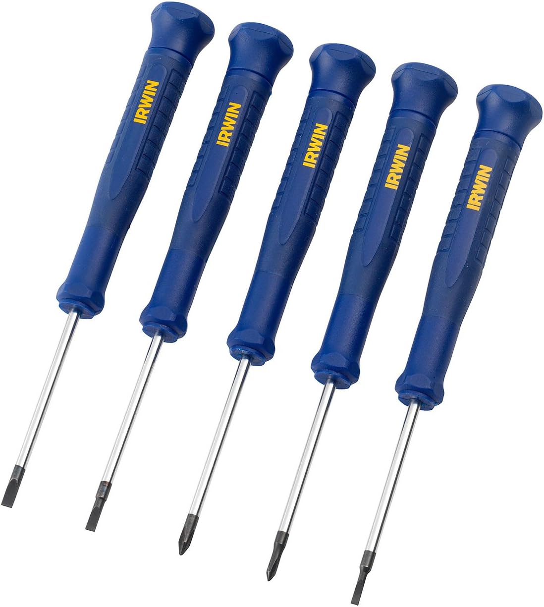 Irwin IRW1951885 5pce Slotted & Phillips Precision Screwdriver Set