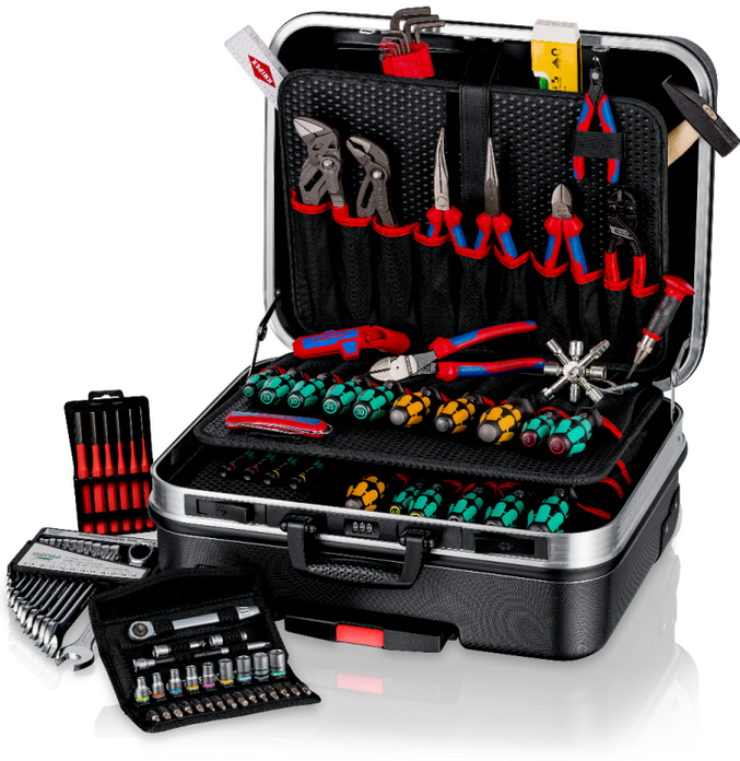 Knipex 00 21 06 M 90pce “BIG Basic Move” Mechanic Tool Kit C/W Tool Ca