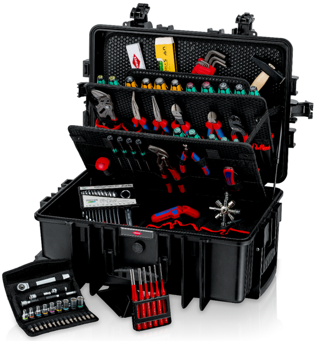 Knipex 00 21 37 M 90pce “Robust 45 Move” Mechanic Tool Kit C/W Tool Ca