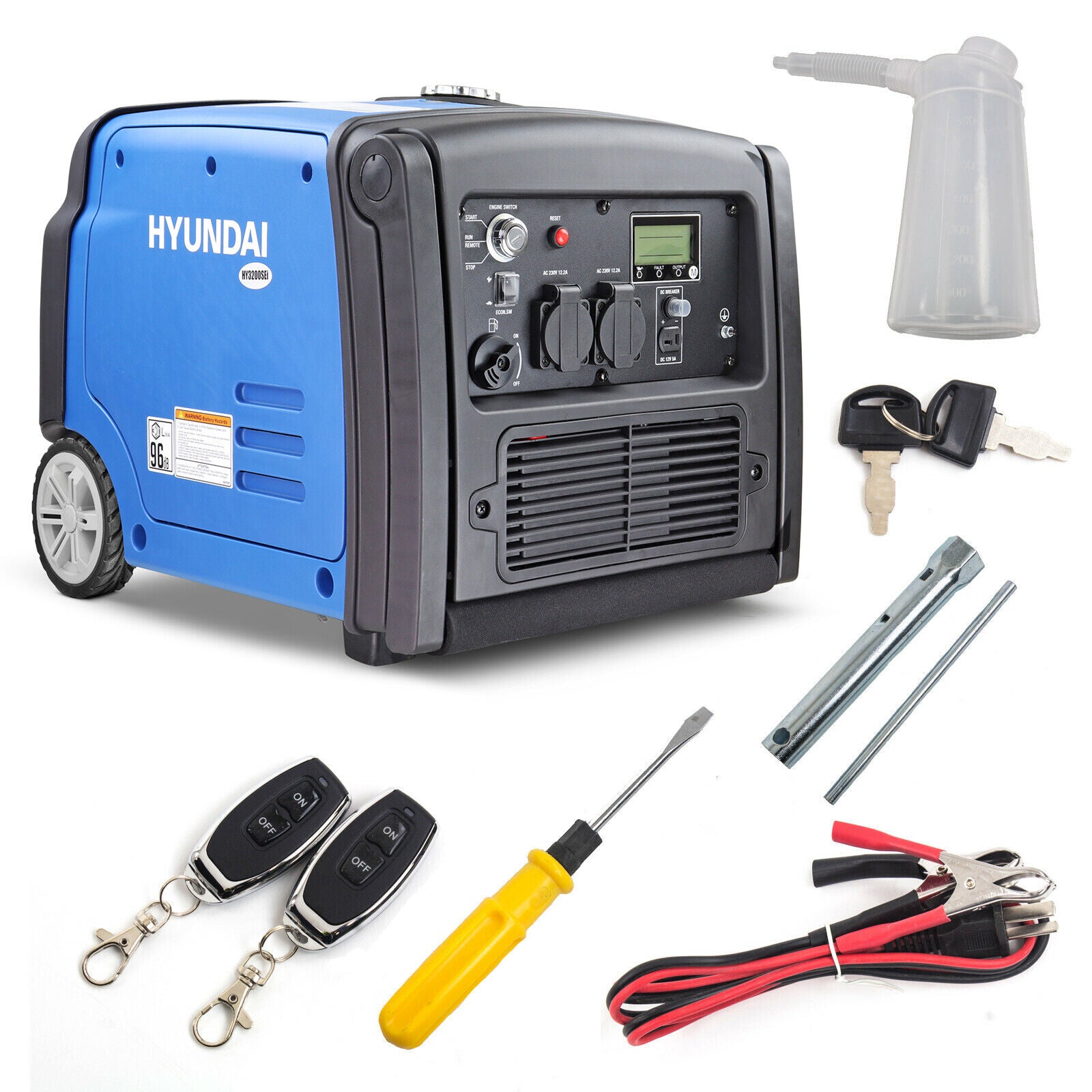 Hyundai HY3200SEi Petrol Generator Inverter 3.2kw 4kVa 3200w Portable