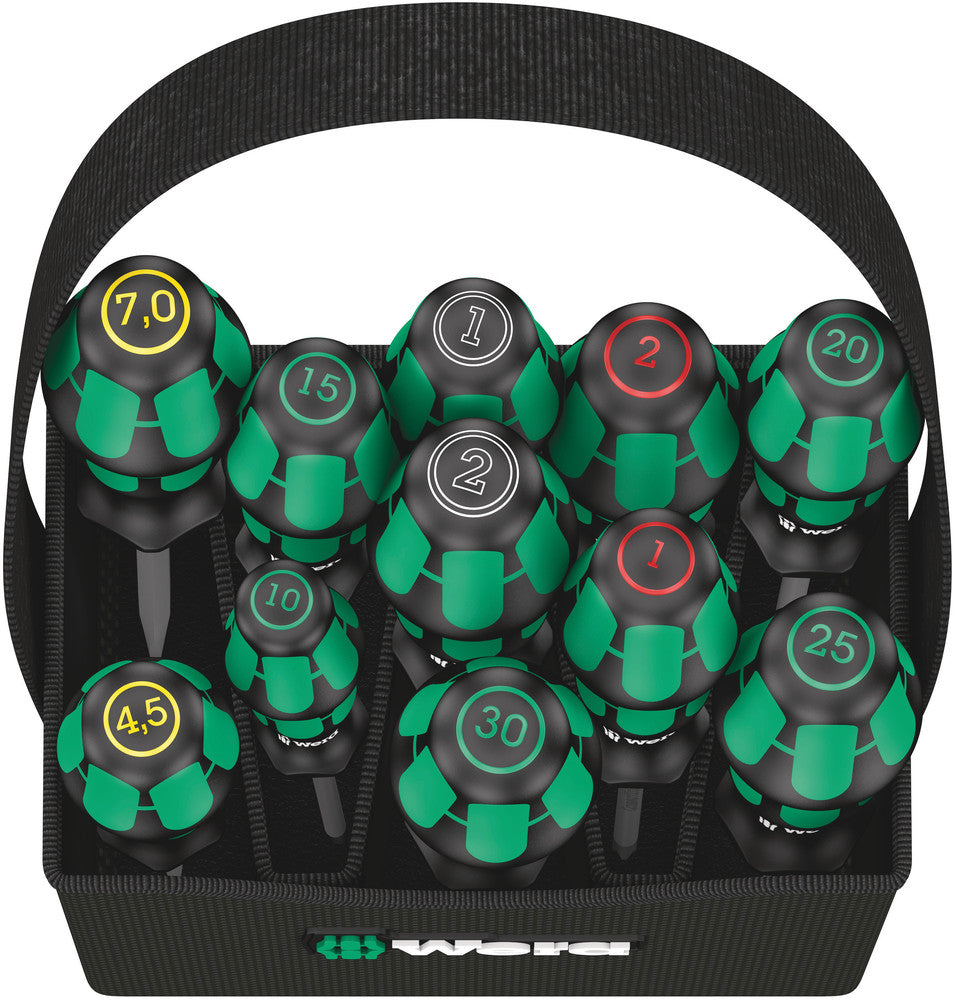 Wera 004313 11pc Kraftform 2go 300