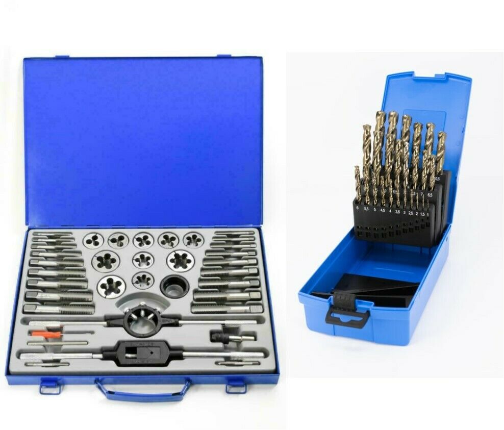 Craft Pro by PRESTO M6-M24 Metric Tap & Die Set & PRESTO 1-13mm Cobalt